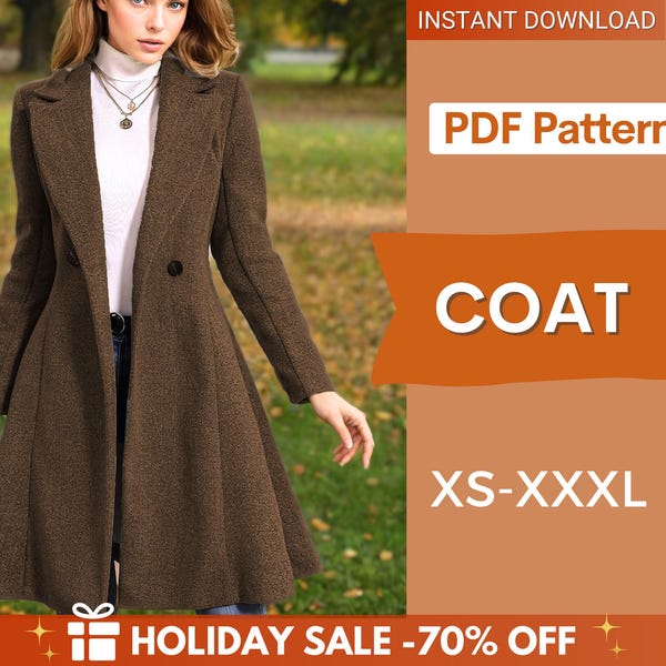 Coat Pattern - Etsy