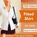 Fitted Blouse Sewing Pattern | Button up Blouse Sewing Pattern | Sizes ...