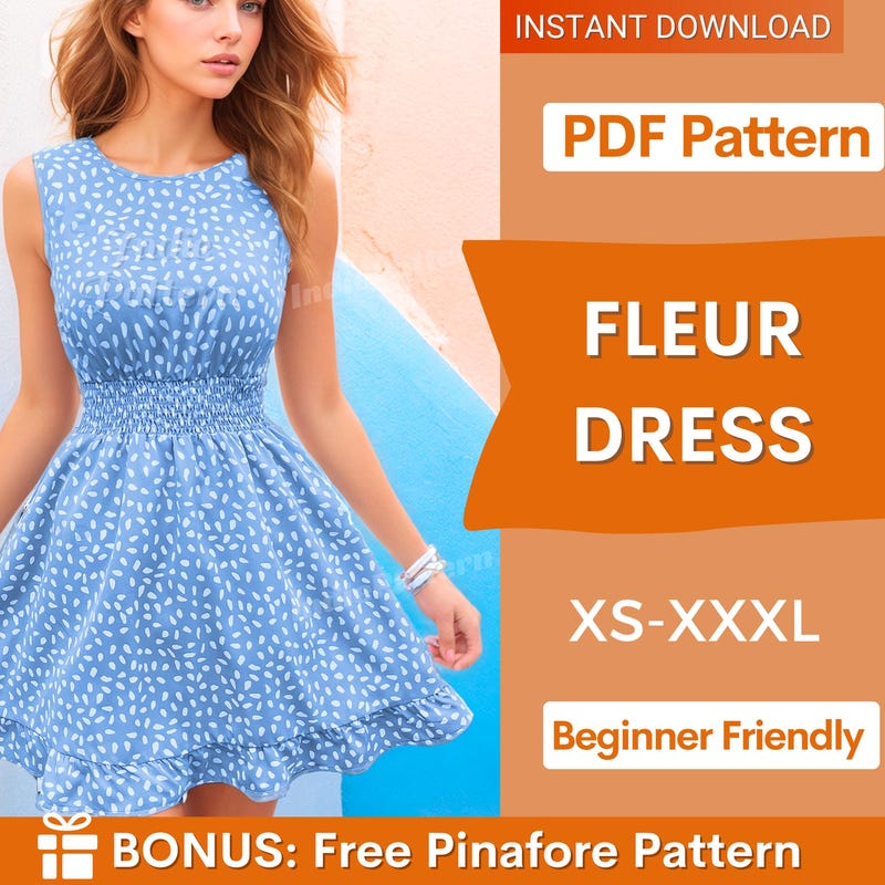 A Line Dress Pattern - Etsy