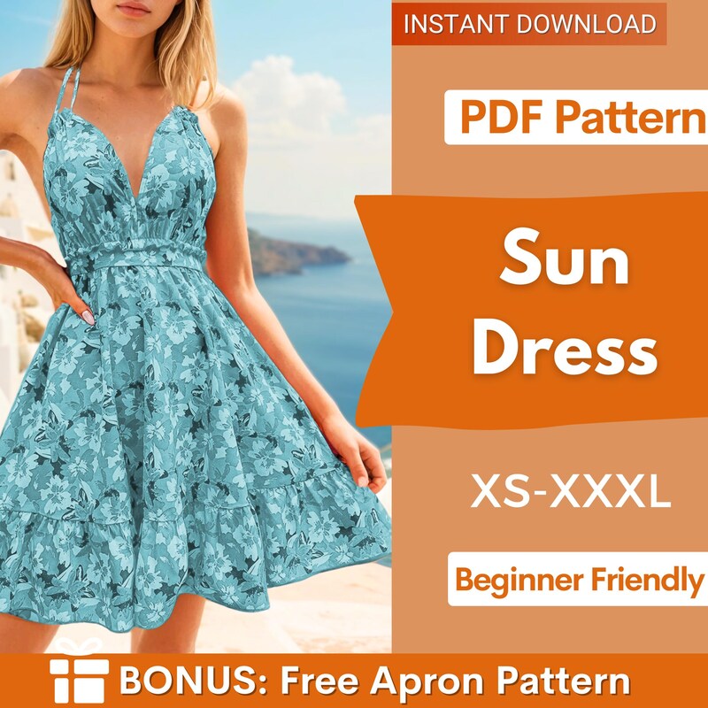 Backless Dress Pattern - Etsy