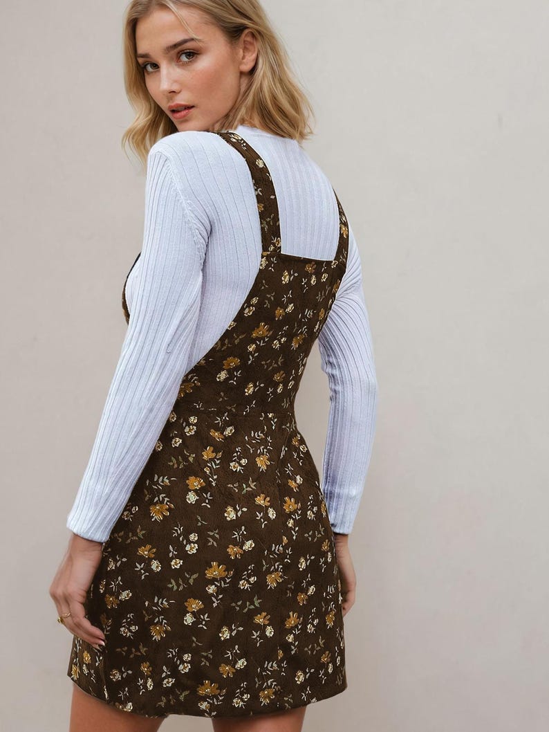 Overall Dress Pattern, Women Dress Sewing Pattern, Sewing Pattern Dress ...