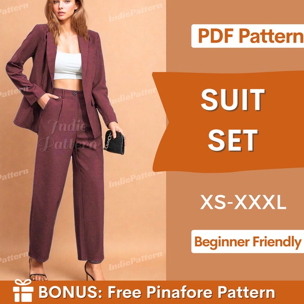 Womens Suit Pattern - Etsy