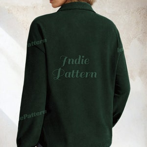 Zip Sweater Sewing Pattern Zipper Sweater Zip up Sweater Sweater ...