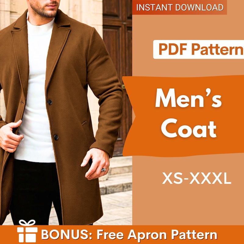 Mens Long Coat Hoodie - Etsy