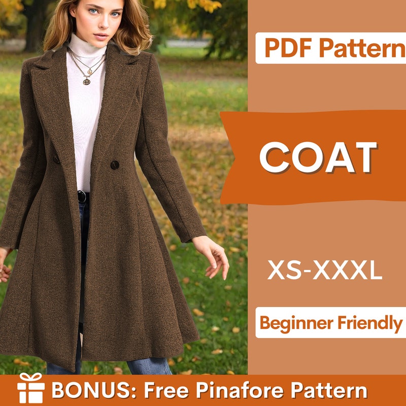Coat Pattern - Etsy