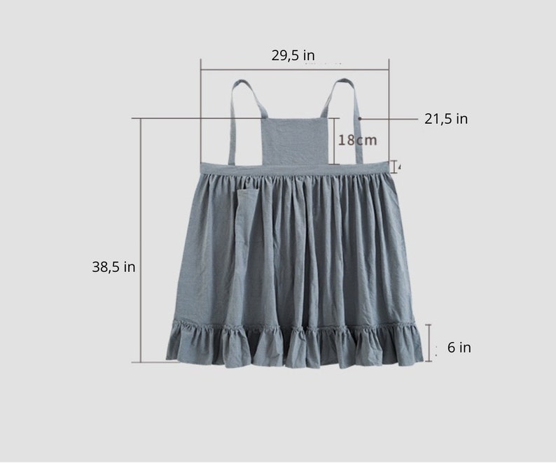 PDF Sewing Pattern Apron Pinafore Pattern Pinafore Apron - Etsy Canada