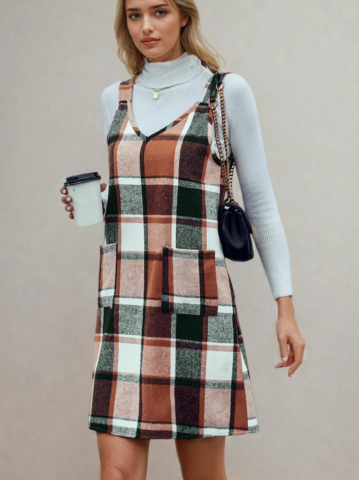 Pinafore Dress Pattern, Overall Dress Pattern, Dress Sewing Pattern ...