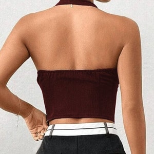 Halter Vest Sewing Pattern | Waistcoat Pattern | Women Sewing Pattern ...