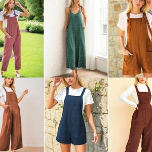 Romper Sewing Patterns Bundle +6 | Women Sewing Pattern | Overalls ...