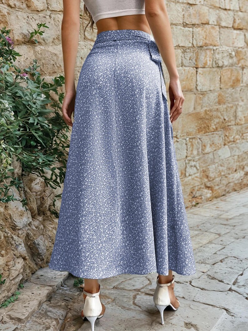 Maxi Skirt Pattern | Wrap Skirt Pattern | Women Sewing Pattern | Sewing ...