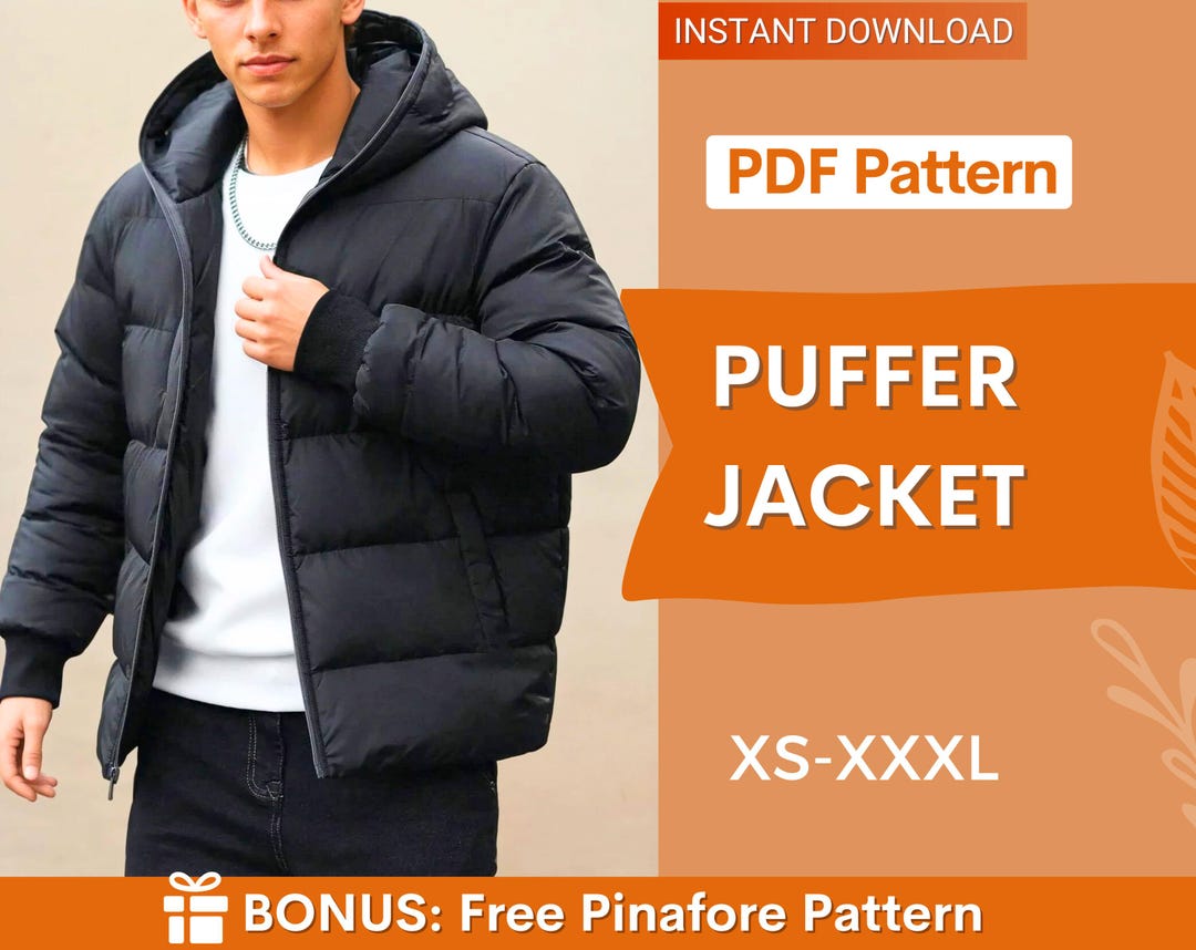 Men Jacket Sewing Pattern, Jacket Sewing Pattern for Men, Men Sewing ...