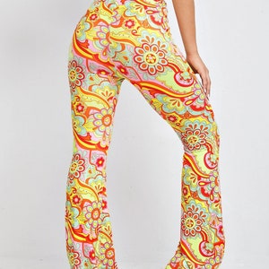 Flare Pants Pattern Pants Sewing Pattern Wide Leg Pants, High Waisted ...