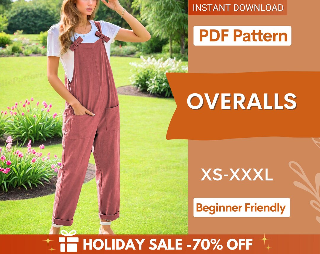 Overall Jumpsuit Pattern, Meadow Overalls, Overalls Pattern, Pattern ...
