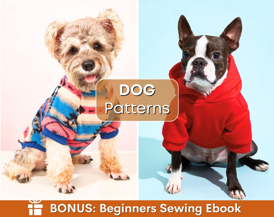 Dog Sewing Pattern, Dog Pattern, Dog Hoodie, Sewing Patterns for Dogs ...