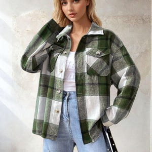 Shirt Jacket Pattern, Women Shirt Sewing Pattern, Women's Jacket ...