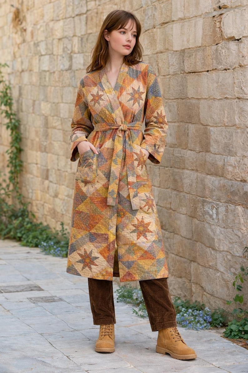 Quilted Coat Sewing Pattern for Women| Coat Pattern | Sewing Patterns ...