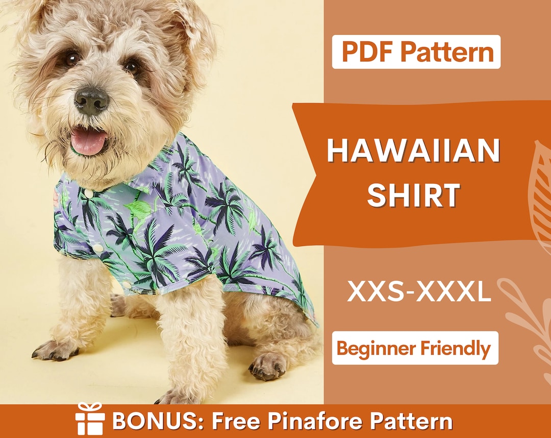 Dog Shirt Pattern, Dog Pattern, Dog Sewing Pattern, Dog Shirt Sewing ...