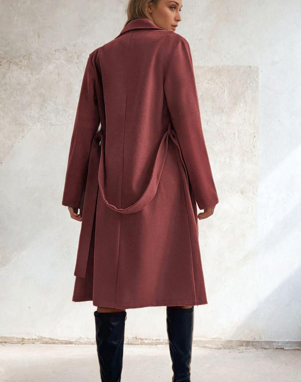 Easy Coat Sewing Pattern | Jacket Sewing Pattern | Long Coat Pattern ...