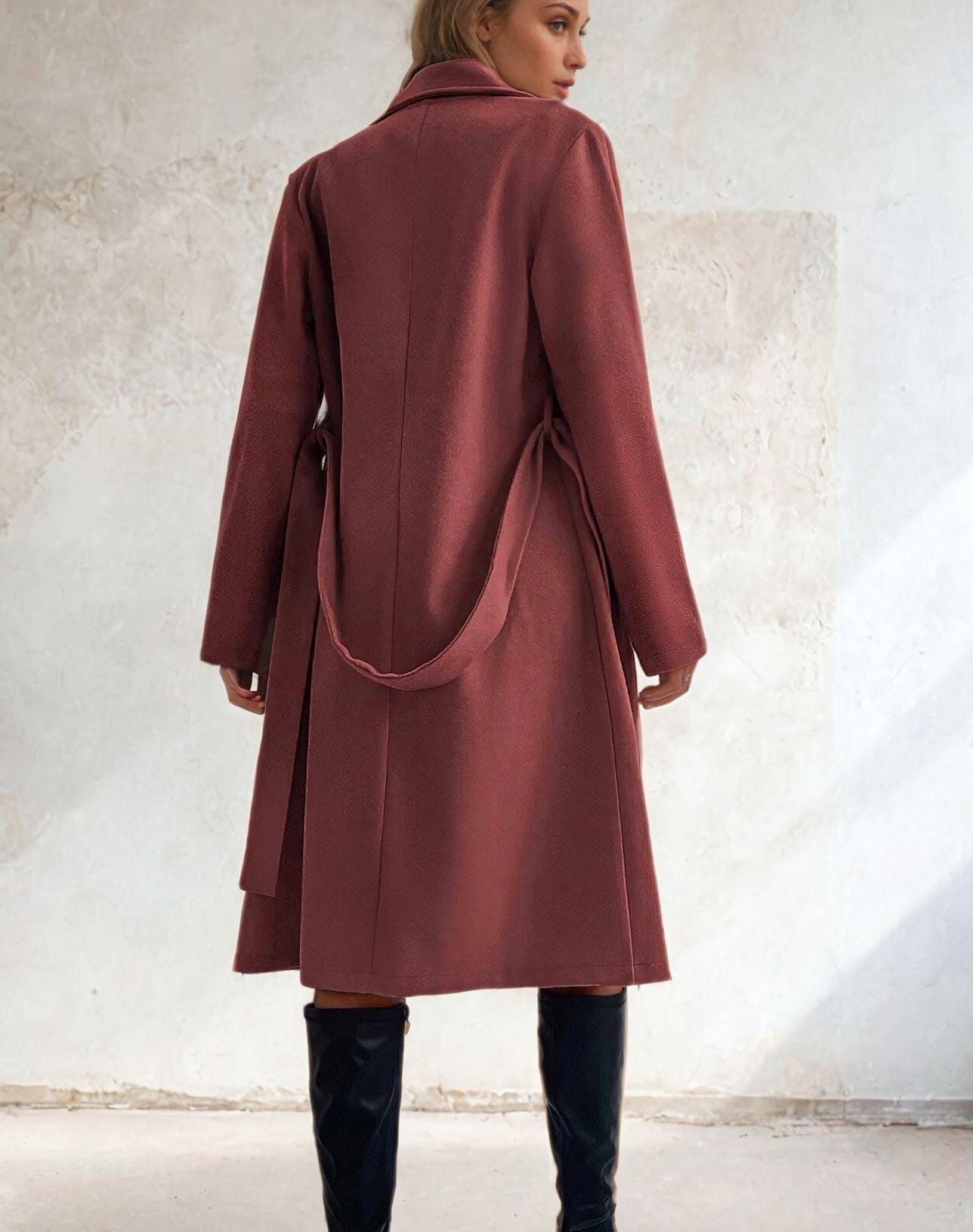 Easy Coat Sewing Pattern | Jacket Sewing Pattern | Long Coat Pattern ...