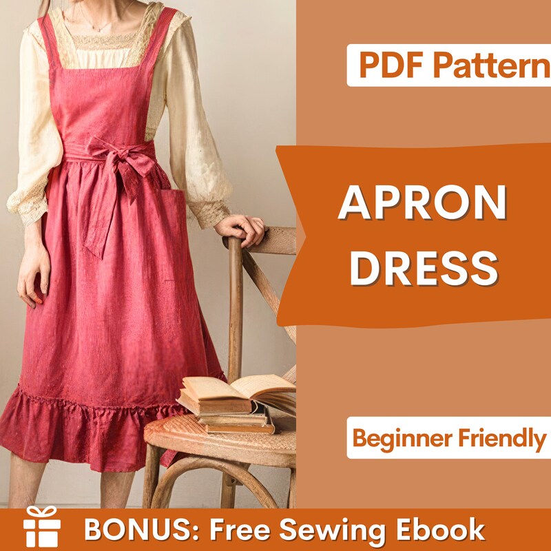 Apron Dress Pattern - Etsy
