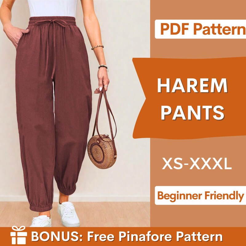Boho Pants Sewing Pattern - Etsy