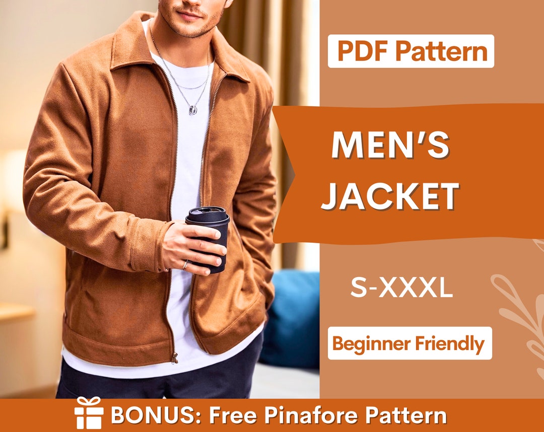 Jacket Pattern Sewing Patterns for Men Men Patterns Jacket Pattern Men ...