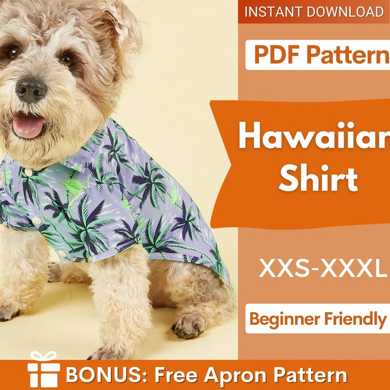 Dog Shirt Pattern - Etsy
