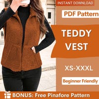 Sleeveless Jacket - Etsy