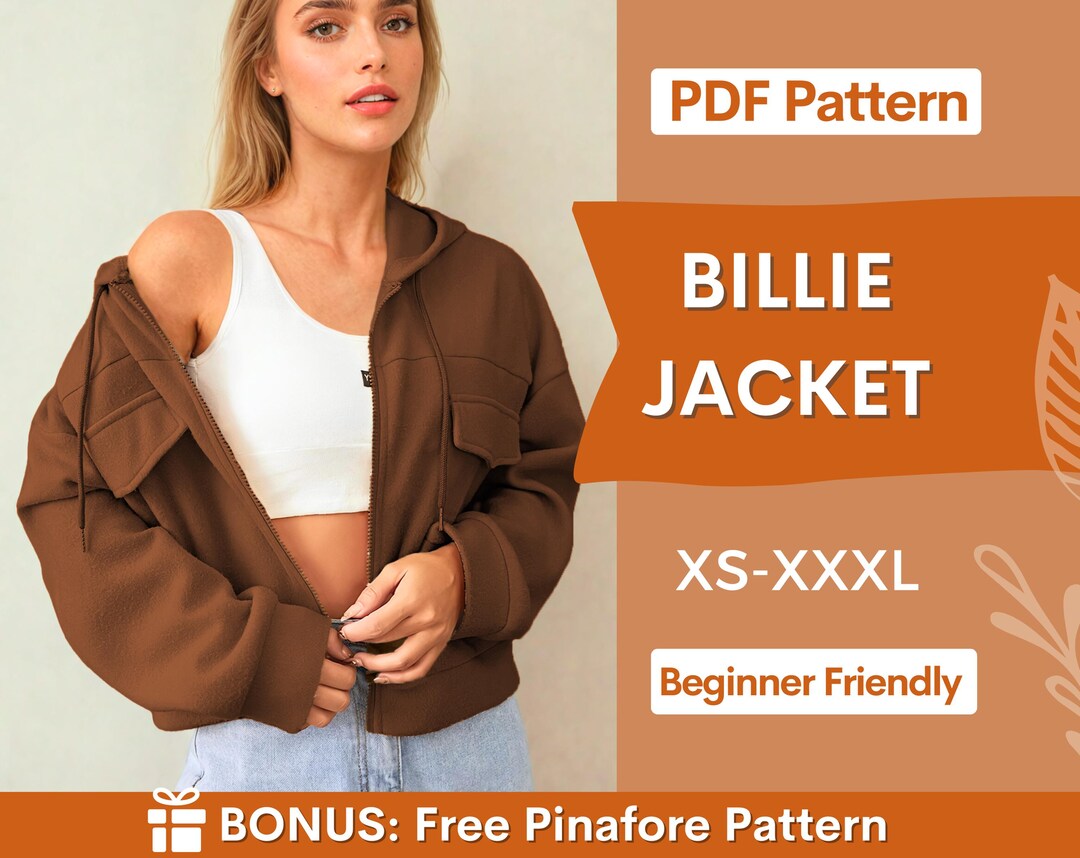 Jacket Sewing Pattern Sewing Patterns Women Patterns Hoodie Sewing ...