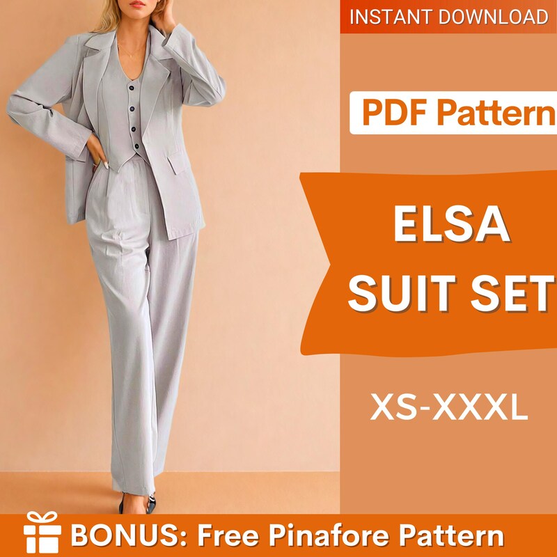 Womens Suit Pattern - Etsy