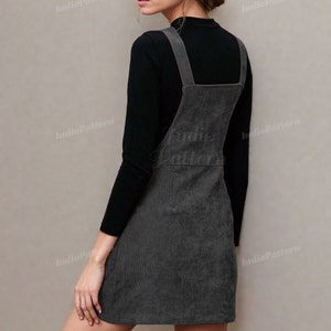 Overall Dress Sewing Pattern for Women PDF, Women's Dress Pattern ...