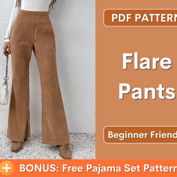 Flare Leg Pants - Etsy