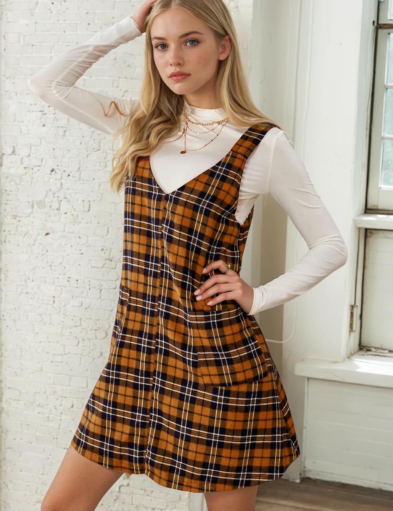Overall Dress Pattern, Jumper Pattern, Pinafore Pattern, Women Dress ...