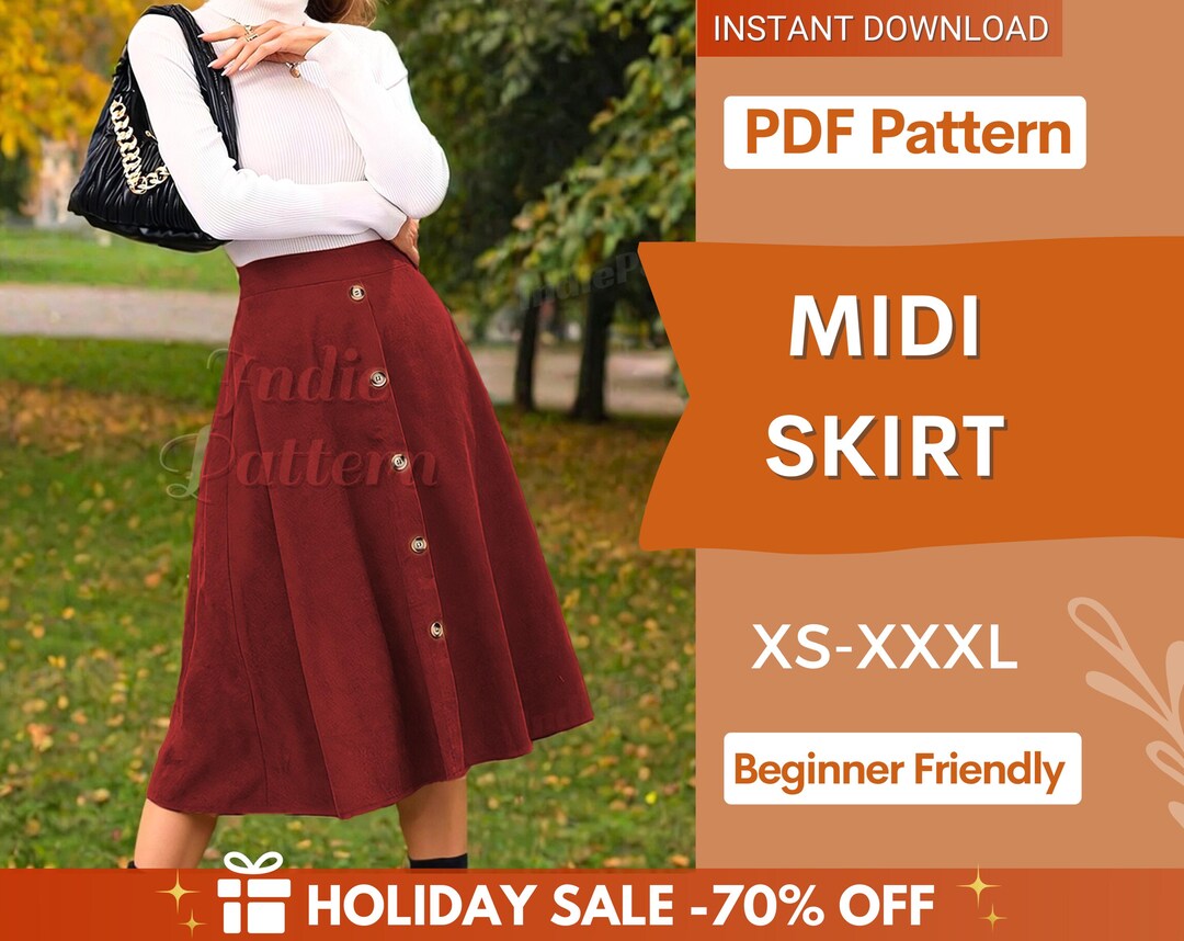 Skirt Pattern, Sewing Patterns, Sewing Patterns for Women, Skirt ...