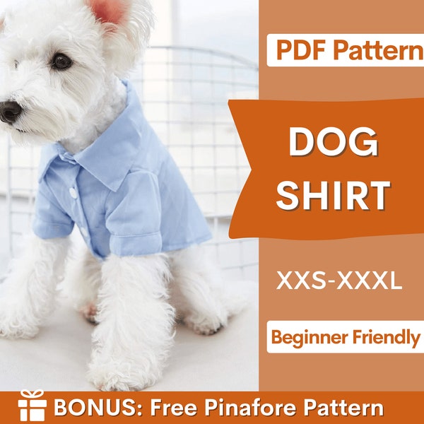 Dog Shirt Pattern - Etsy