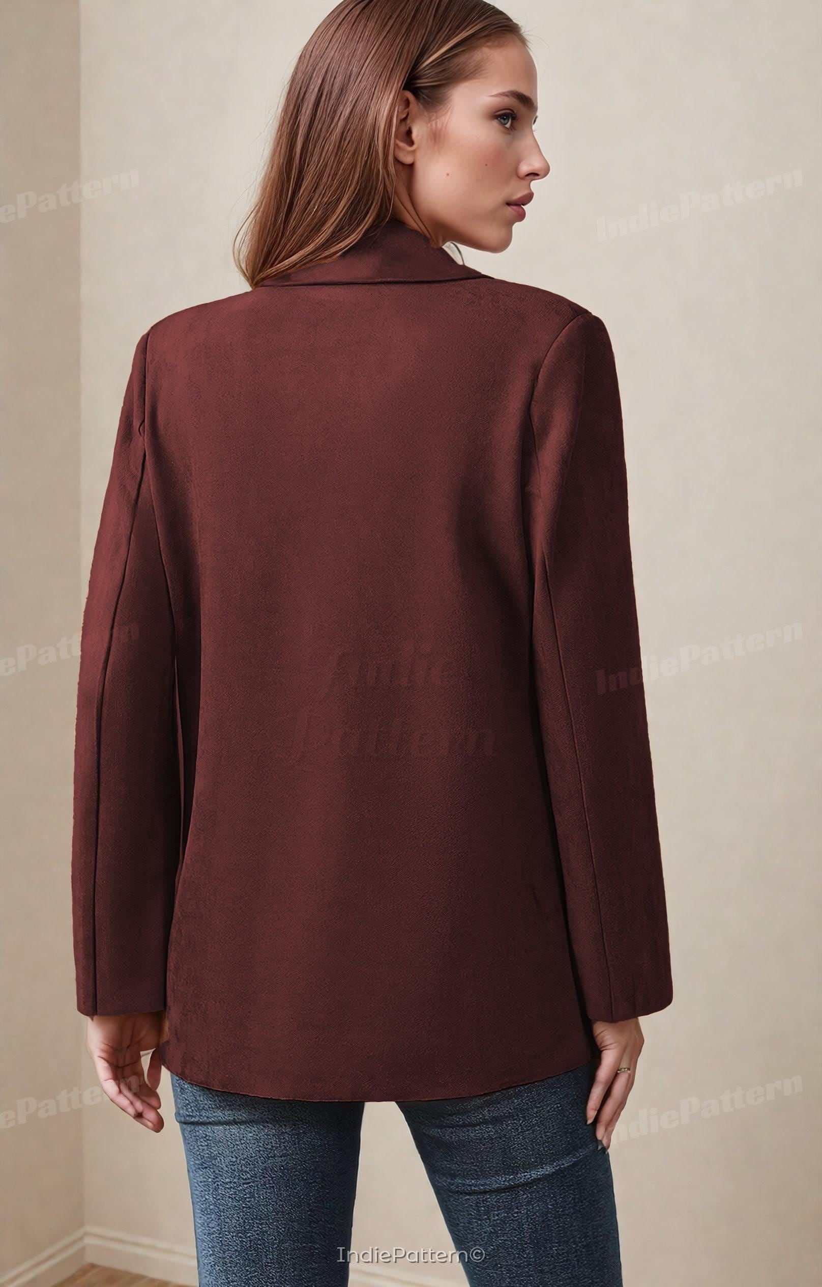 Blazer Women Sewing Pattern | Jacket Sewing Pattern | Sewing Pattern ...