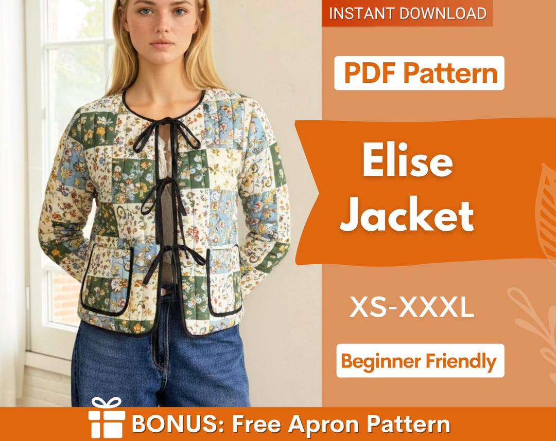 Jacket Sewing Pattern | Coat Pattern | Sewing Patterns | Jacket Pattern ...