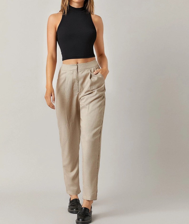 Mock Neck Top Sewing Pattern Crop Top Pattern PDF Tank Top - Etsy