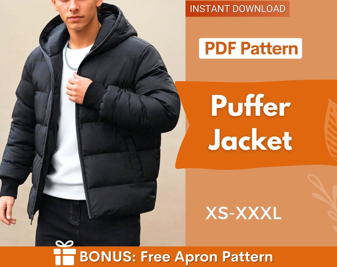 Men Jacket Sewing Pattern, Jacket Sewing Pattern for Men, Men Sewing ...