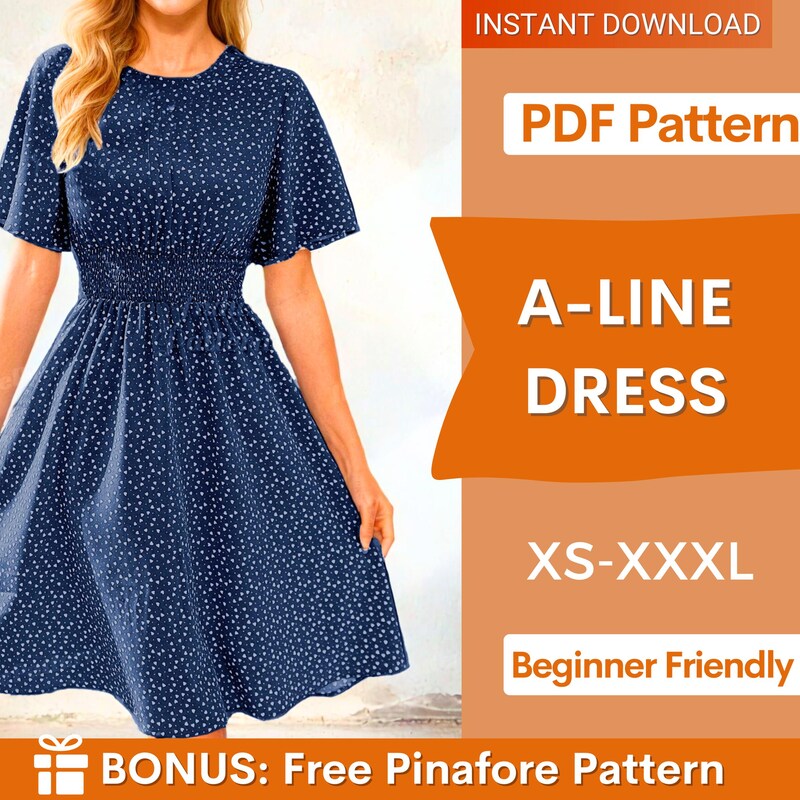 A Line Summer Dress - Etsy