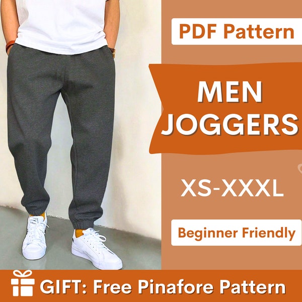 Mens Jog Pants Pattern - Etsy
