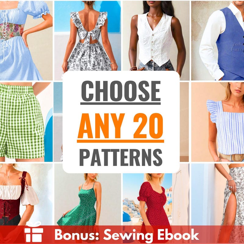 Indie Patterns to Sew - Etsy