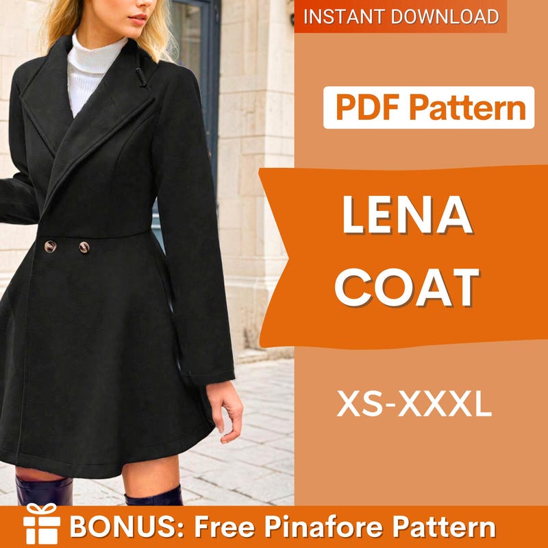 Winter Coat Pattern - Etsy