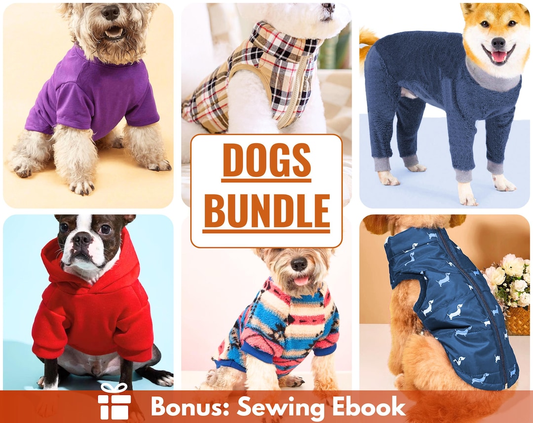 Dog Sewing Patterns, Dog Hoodie, Dog Shirt, Sewing Patterns for Dogs ...