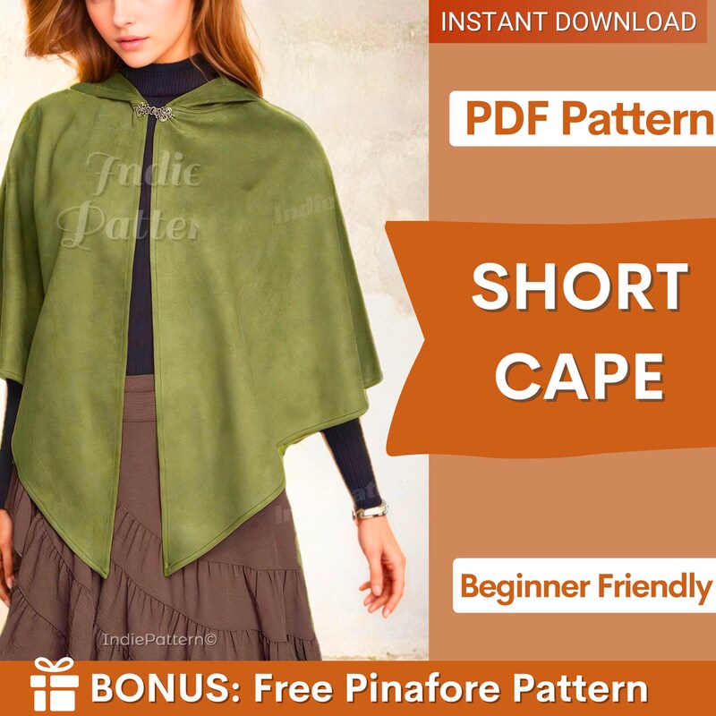 Hooded Cape Pattern - Etsy