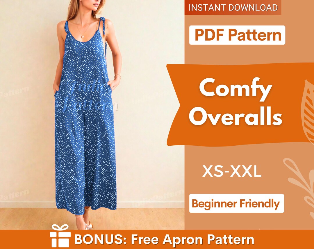 Overalls Sewing Pattern | Women Pattern | Overalls Pattern | Jumpsuit ...