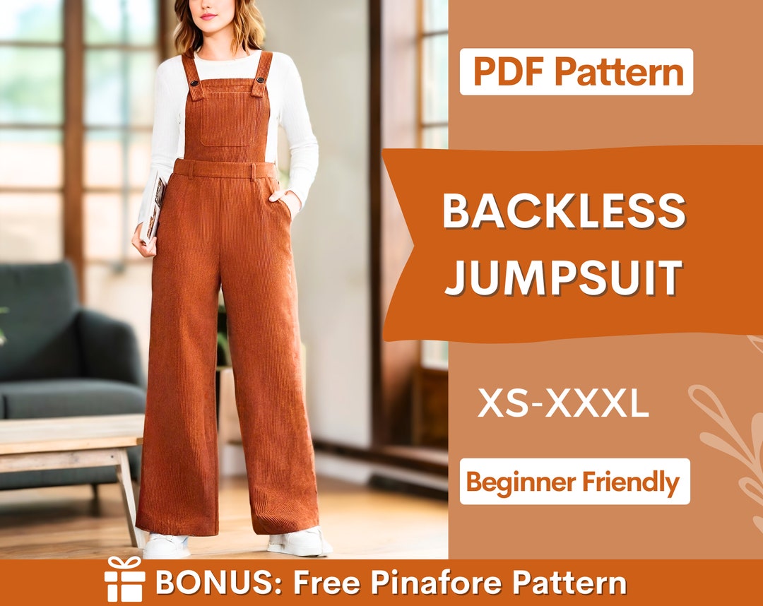 Jumpsuit Pattern Sewing Patterns Sewing Patterns for Women Jumpsuit ...