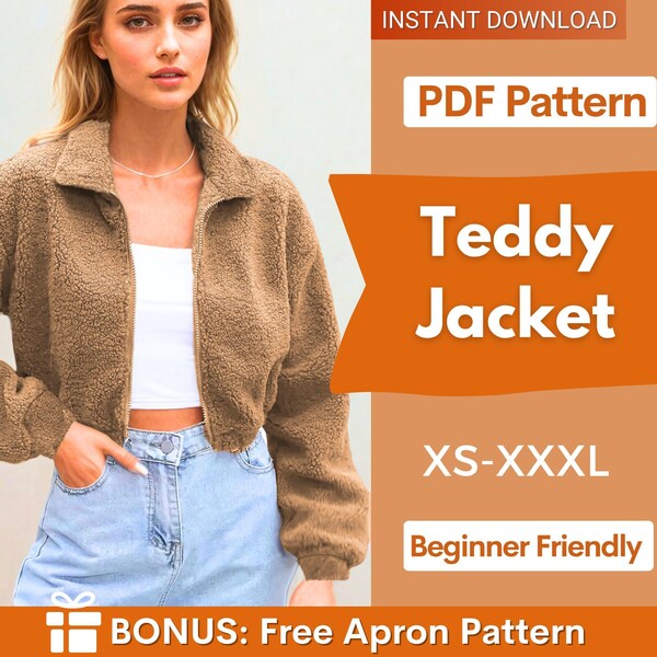 Crop Jacket Pattern - Etsy