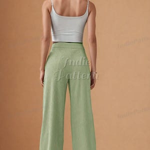 Straight Leg Pants Sewing Pattern | Trousers Pattern | Pants Pattern ...