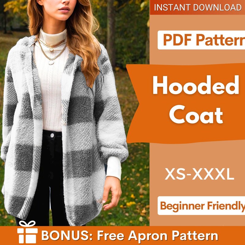 Trench Coat Hood Pattern - Etsy